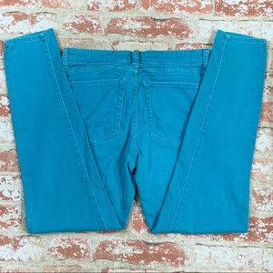 GAP | Jeans | Gap Premium Super Skinny Turquoise Ankle Jeans 4 | Poshmark